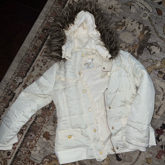Limited Too | Jackets & Coats | Limited Too White Puffer Jacket With ...